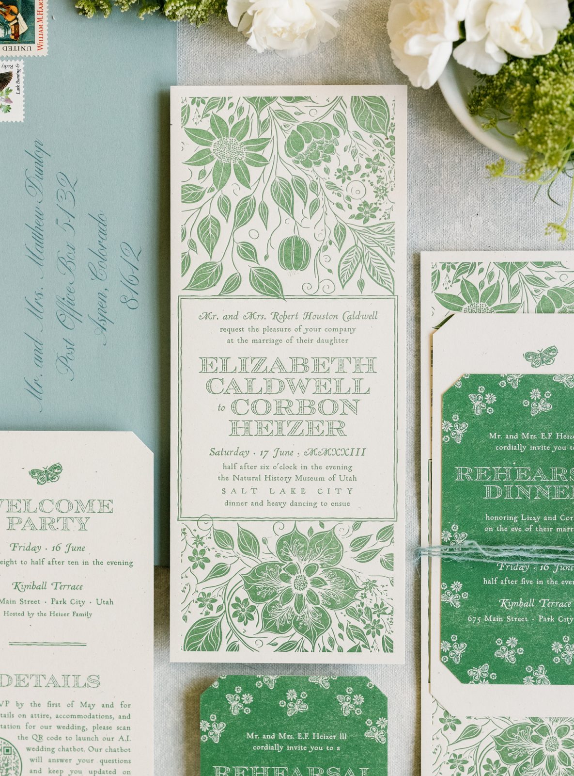 Vintage seed packet inspired wedding… | Anticipate Invitations